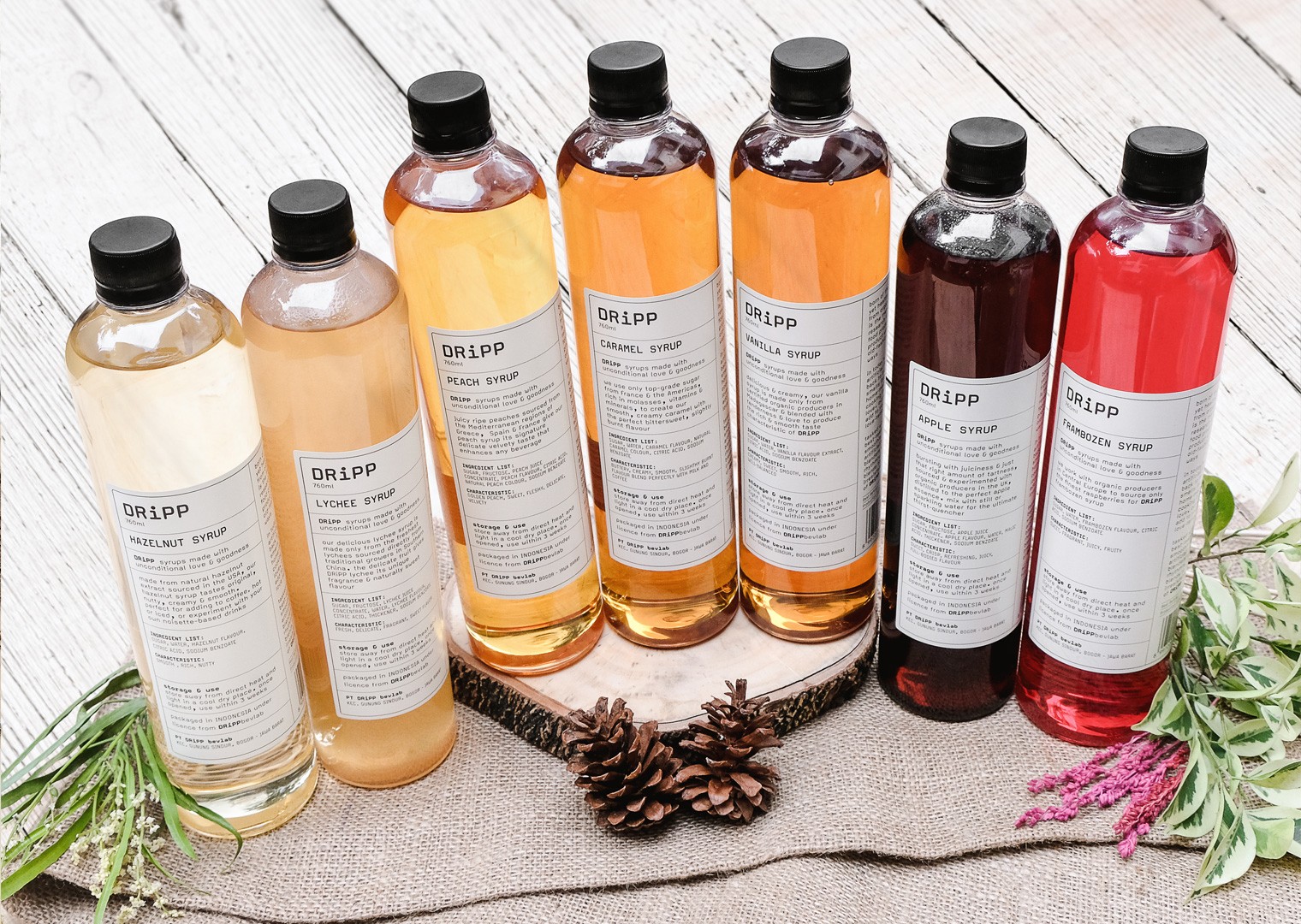 Sirup Premium Dripp Flavour Rasa Mint 760 ml - iKopi