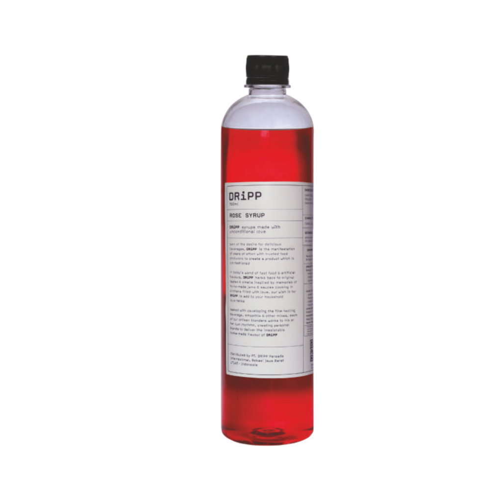 Sirup Premium Dripp Flavour Rasa Rose 760 ml - iKopi