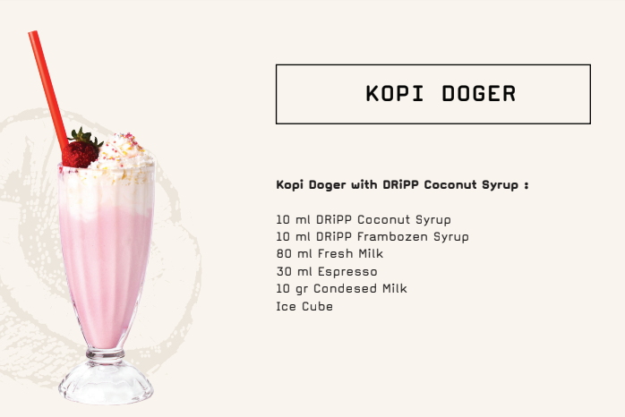 Sirup Premium Dripp Flavour Rasa Coconut 760 ml - iKopi